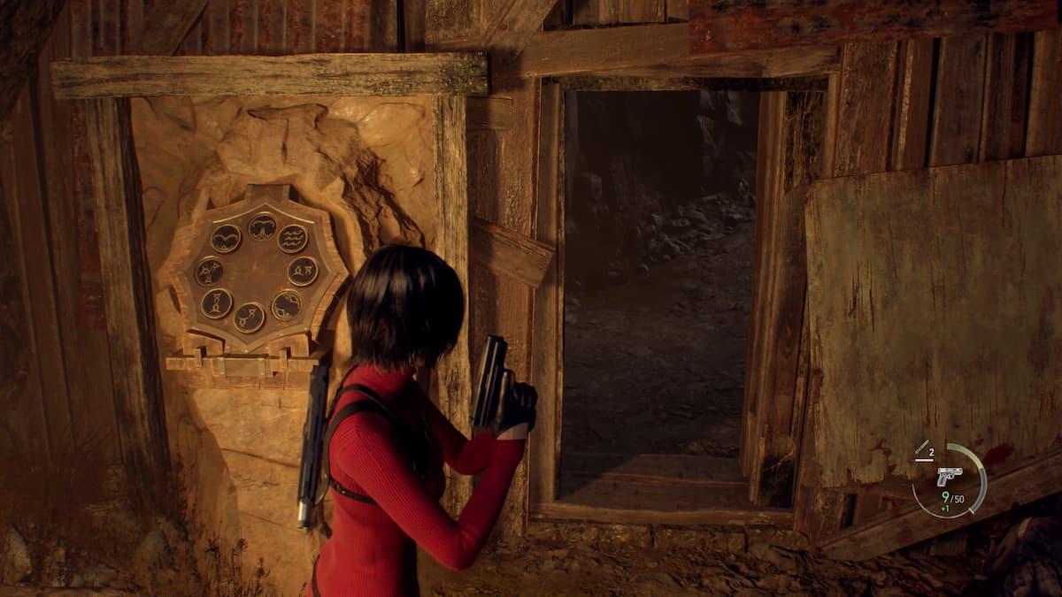 RE4 Separate Ways DLC: How to solve the mountain symbol puzzle