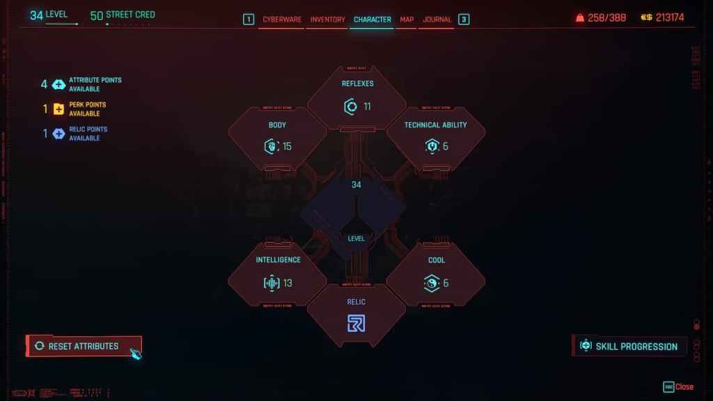 How to Respec Perks and Attribute points in Cyberpunk 2077 – Destructoid