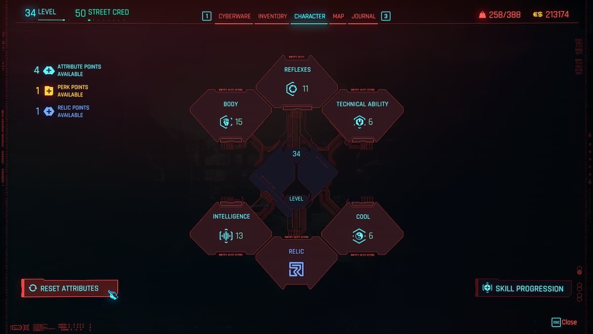 How to Respec Perks and Attribute points in Cyberpunk 2077 – Destructoid
