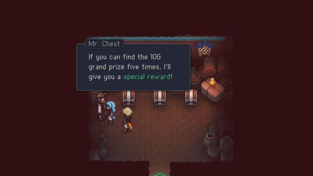 How to start and win the Mr. Chest mini-game in Sea of Stars