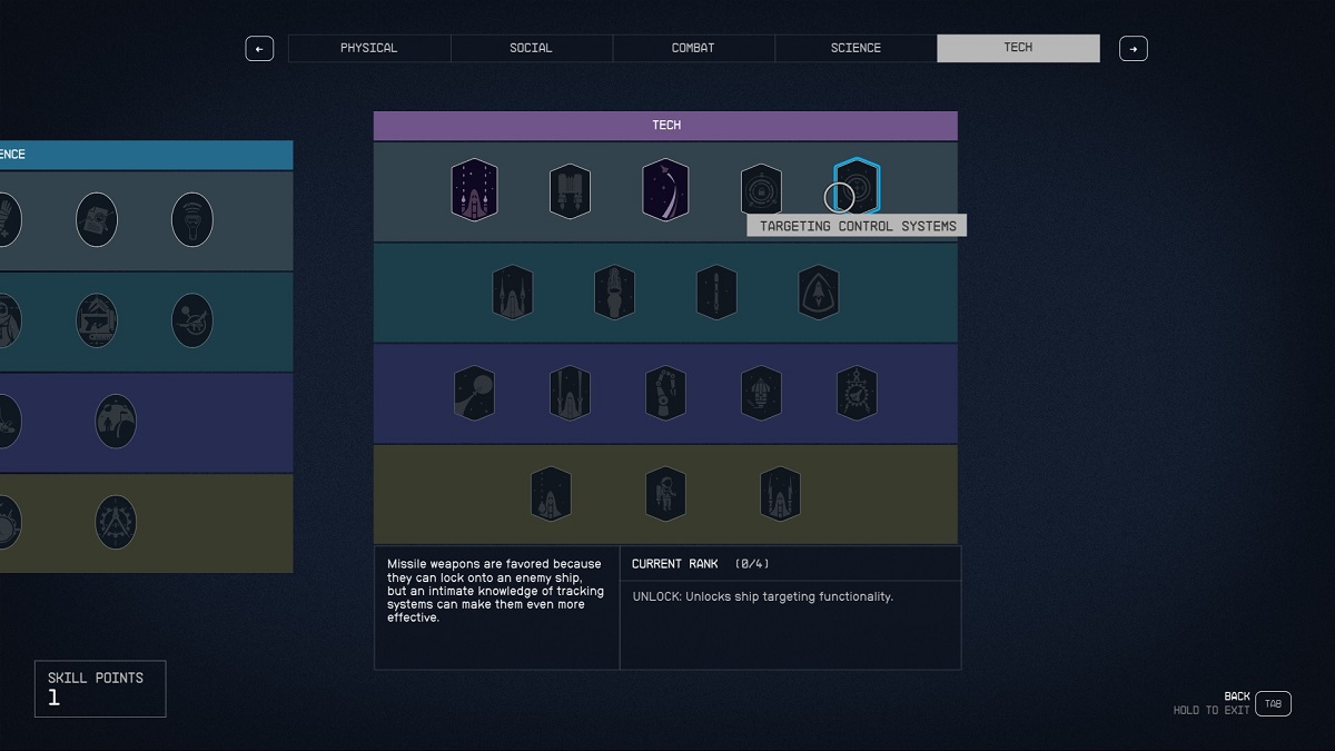 How to target engines in Starfield
