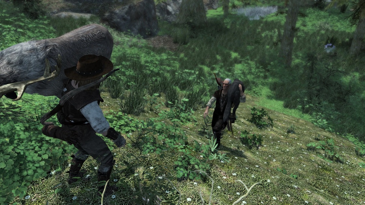 This Skyrim mod allows for 'immersive' corpse carrying