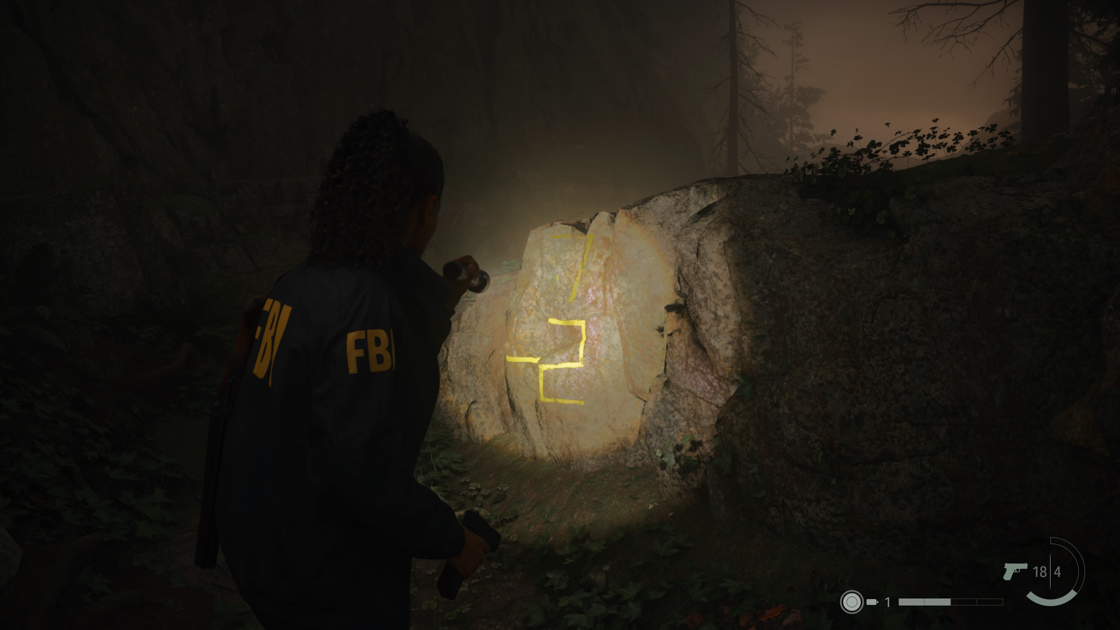 What is the combination for the Rock Rock Tree Stash in Alan Wake 2
