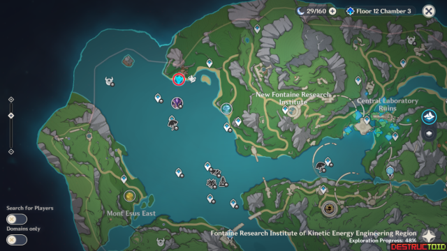 All Fontaine Reputation quest locations in Genshin Impact