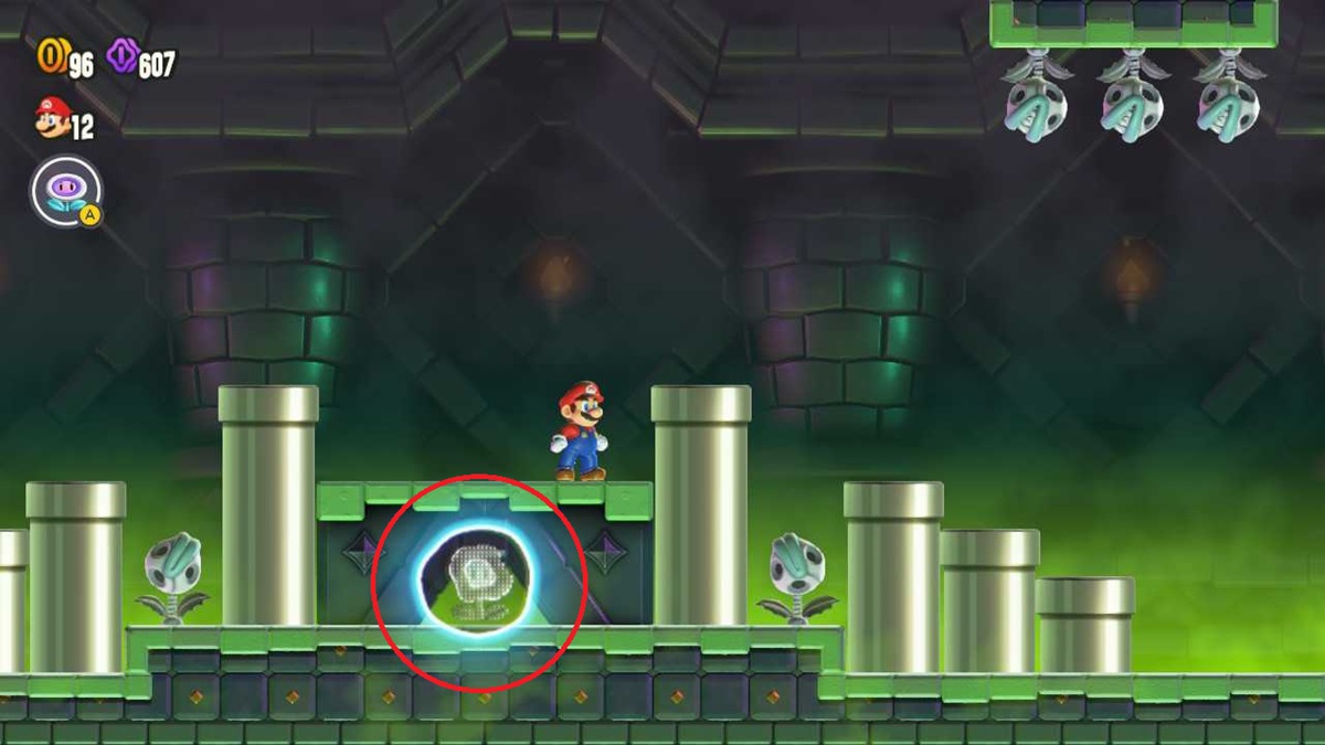 Fluff-Puff Peaks Palace all secrets in Super Mario Bros. Wonder – Destructoid