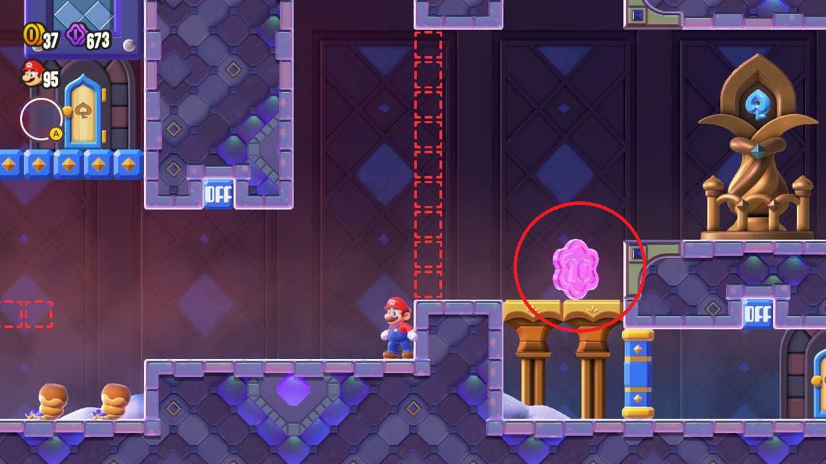 Color-Switch Dungeon — all secrets in Super Mario Bros. Wonder ...