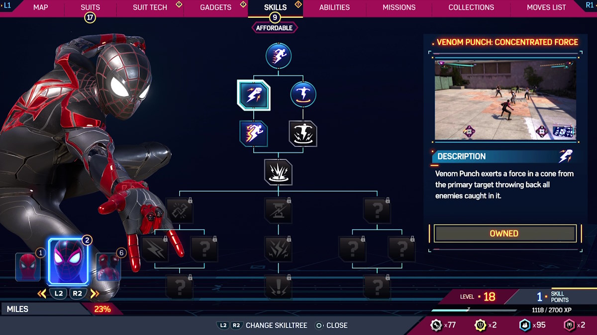 Best skills to unlock first in Marvel's Spider-Man 2 – Destructoid