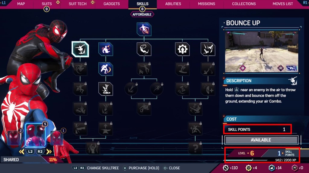 Best skills to unlock first in Marvel's Spider-Man 2 – Destructoid