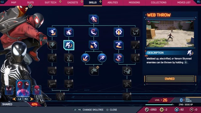 Лучшие навыки, которые нужно разблокировать первыми в Marvel’s Spider ...