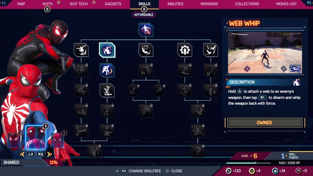 Best skills to unlock first in Marvel's Spider-Man 2 – Destructoid