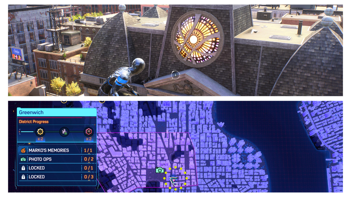 Where to find the Sanctum Sanctorum in Spider-Man 2