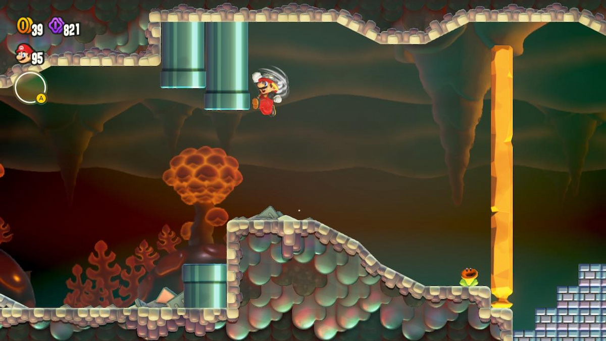 Where the Rrrumbas Rule all secrets in Super Mario Bros. Wonder