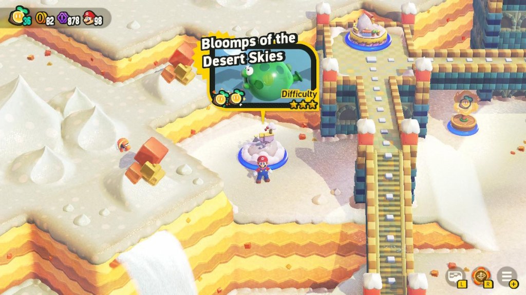 Sunbaked Desert - all Wonder Seeds and Secrets in Super Mario Bros. Wonder