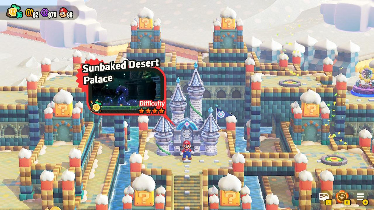 Sunbaked Desert - all Wonder Seeds and Secrets in Super Mario Bros. Wonder