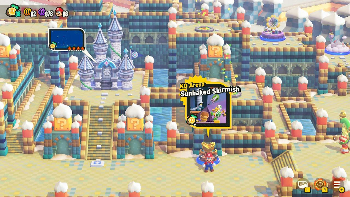 Sunbaked Desert - all Wonder Seeds and Secrets in Super Mario Bros. Wonder