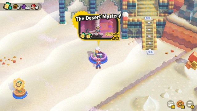 Sunbaked Desert - all Wonder Seeds and Secrets in Super Mario Bros. Wonder