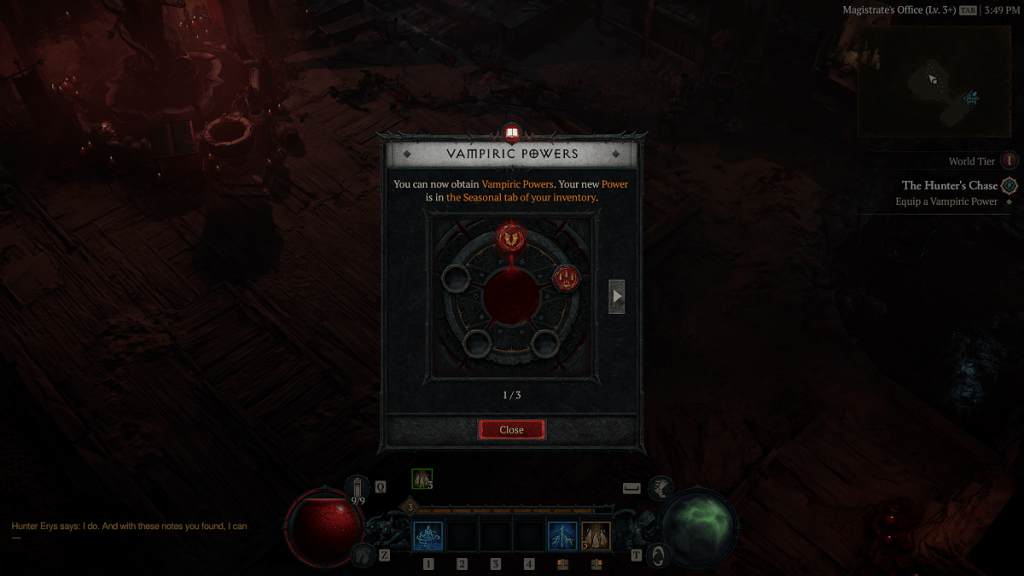 How to equip Vampiric Powers in Diablo 4 Season 2