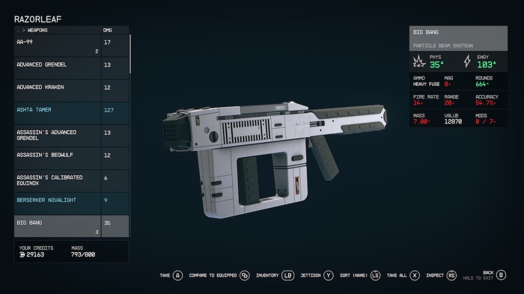 All Particle Beam Weapons and How to Get Them - Starfield Weapons Guide ...