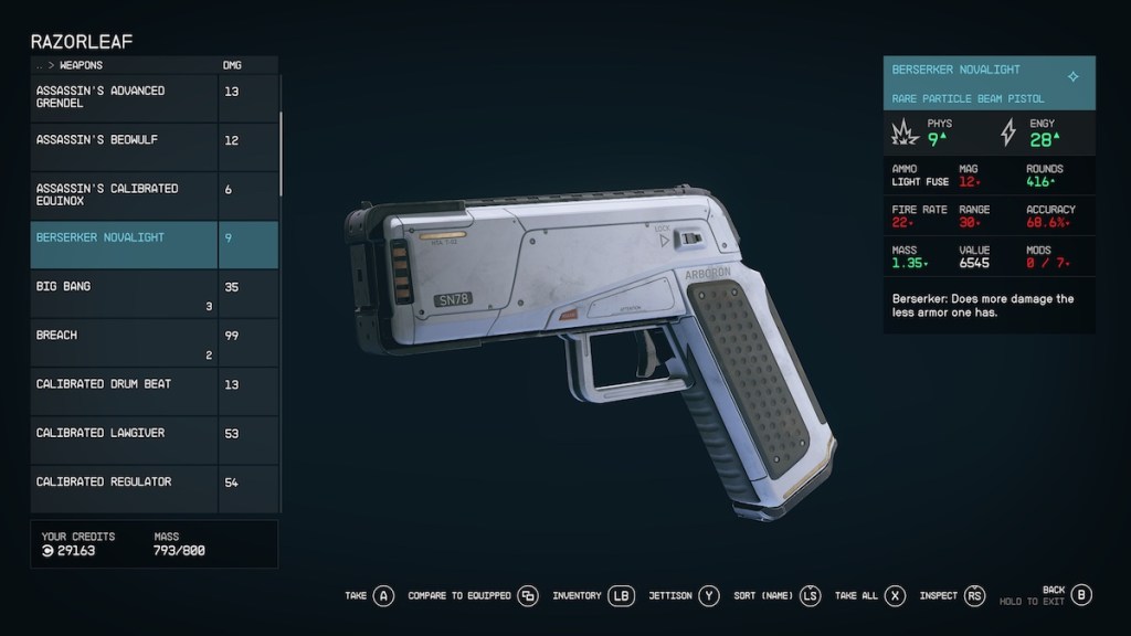 All Particle Beam Weapons and How to Get Them - Starfield Weapons Guide ...