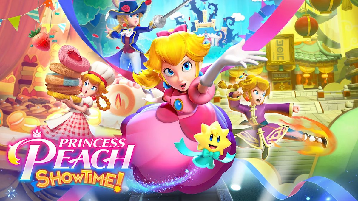 Princess Peach: Showtime! box art gives Peach a fierce new look