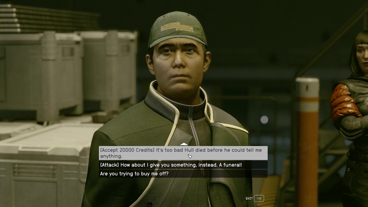 Starfield The Hammer Falls quest guide - Spare or kill Ron Hope