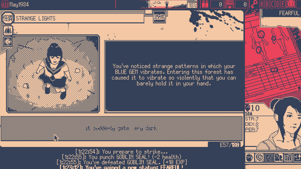 How To Solve The Secret Blue Gem Riddle in World of Horror