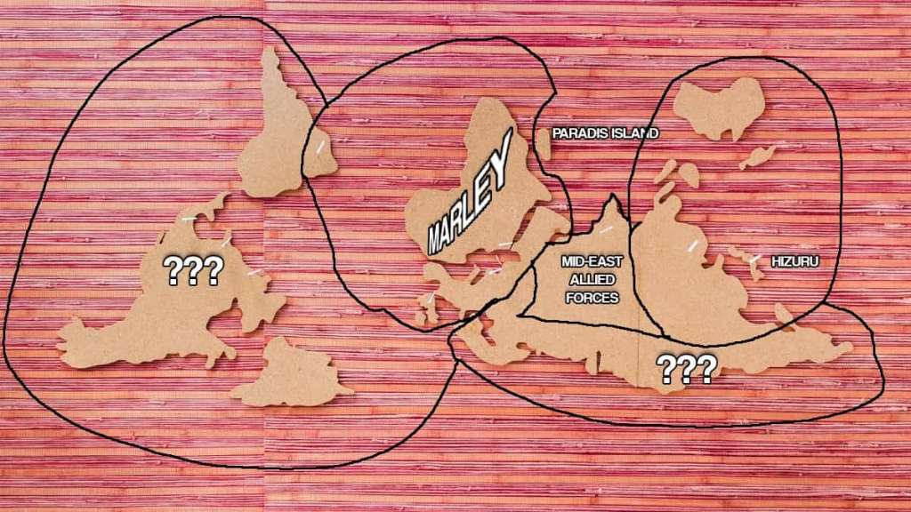 The Attack on Titan World Map