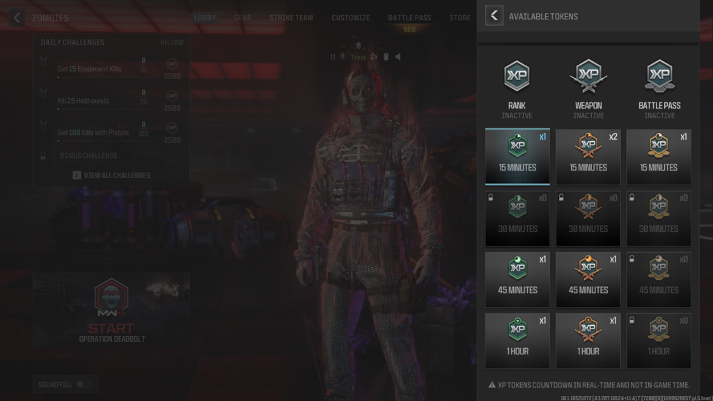 How to fix MW3 Double XP tokens locked bug – Destructoid