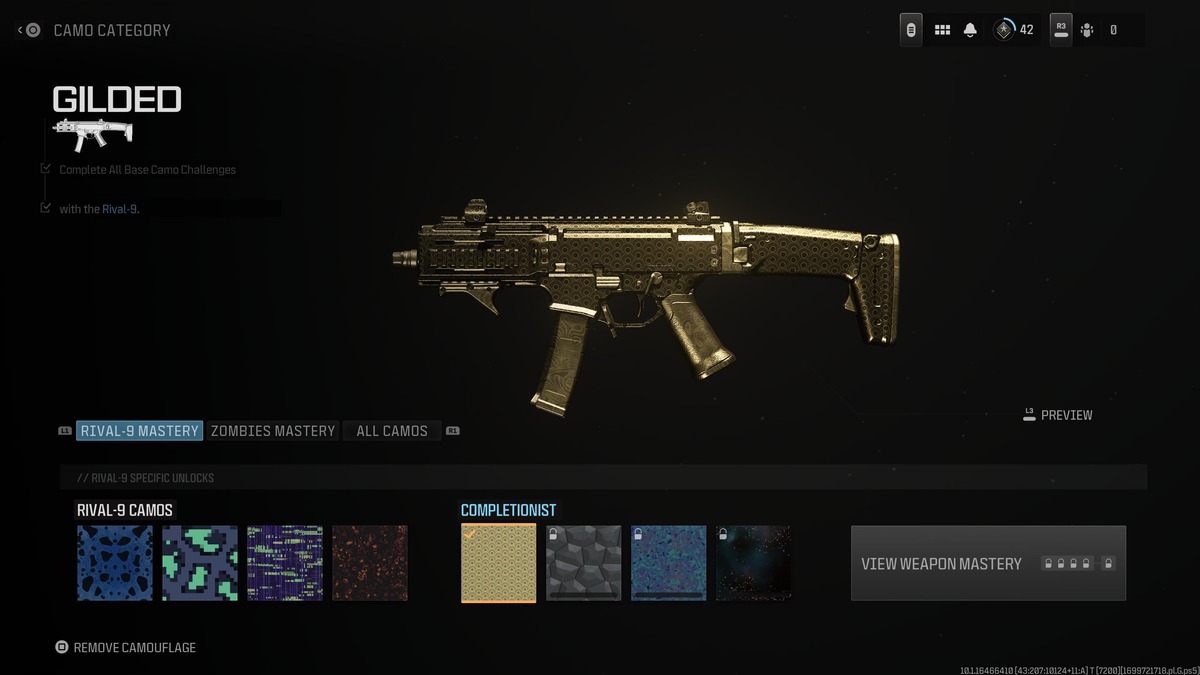 How to unlock Gilded Camo in MW3