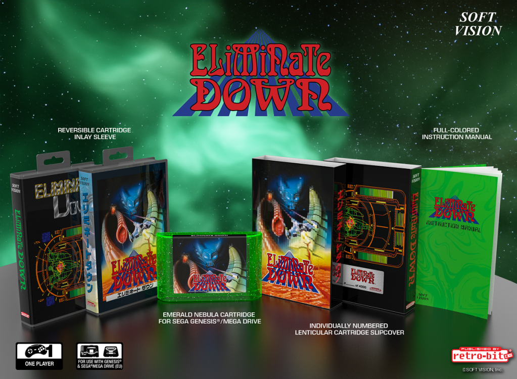 Eliminate Down is getting a Genesis/Mega Drive re-issue from Retro-Bit