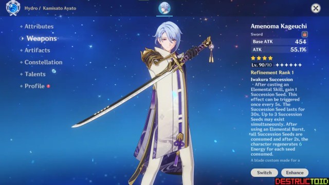 Best Ayato Builds, Weapons, and Teams in Genshin Impact – Destructoid