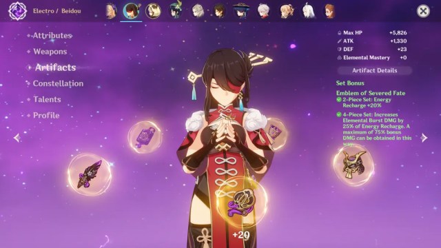 Best Beidou Builds, Weapons, and Teams in Genshin Impact – Destructoid