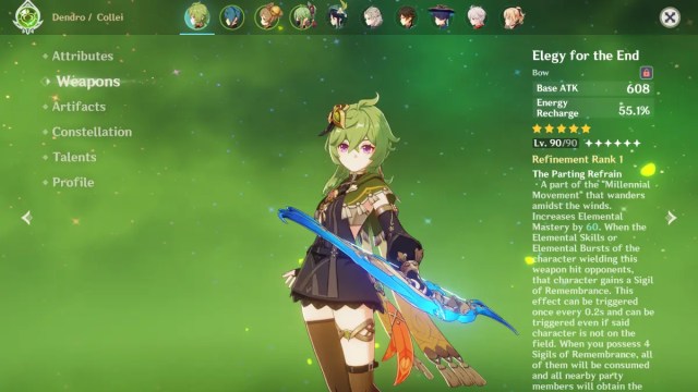 Best Collei Builds, Weapons, and Teams in Genshin Impact – Destructoid