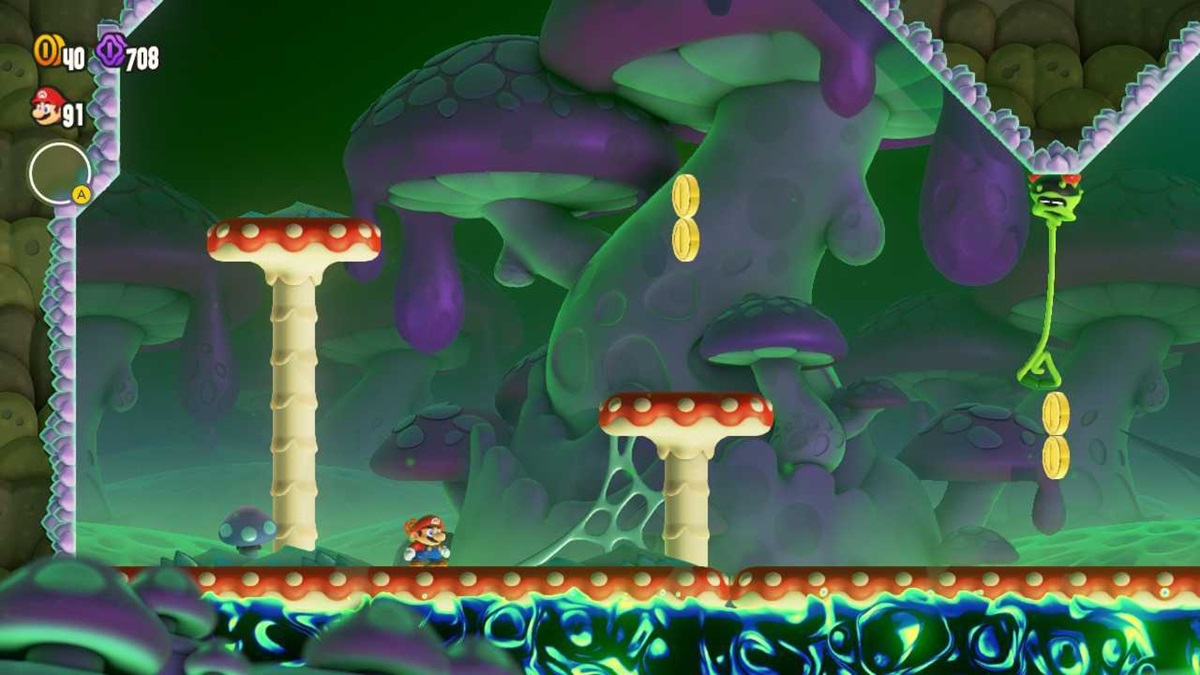Taily's Toxic Pond all secrets in Super Mario Bros. Wonder