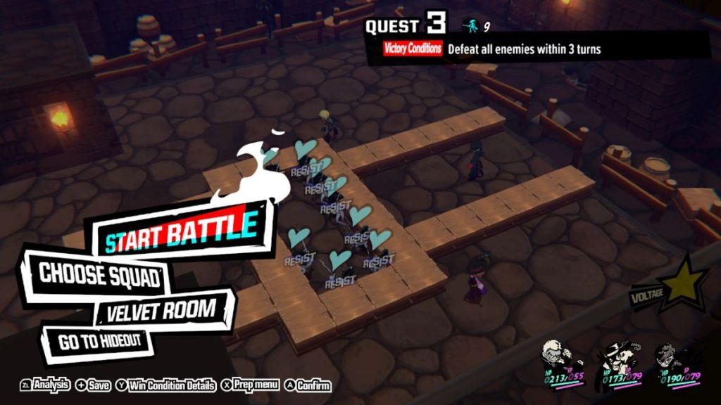 How to beat Quest 3 Decompressing in Persona 5 Tactica