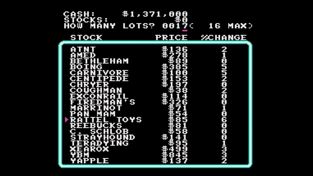 Wall Street Kid for NES makes capitalists of us all