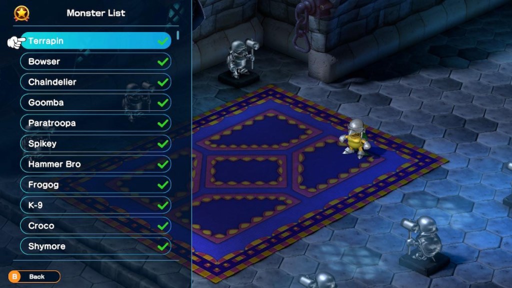 How to fully complete the Monster List in Super Mario RPG