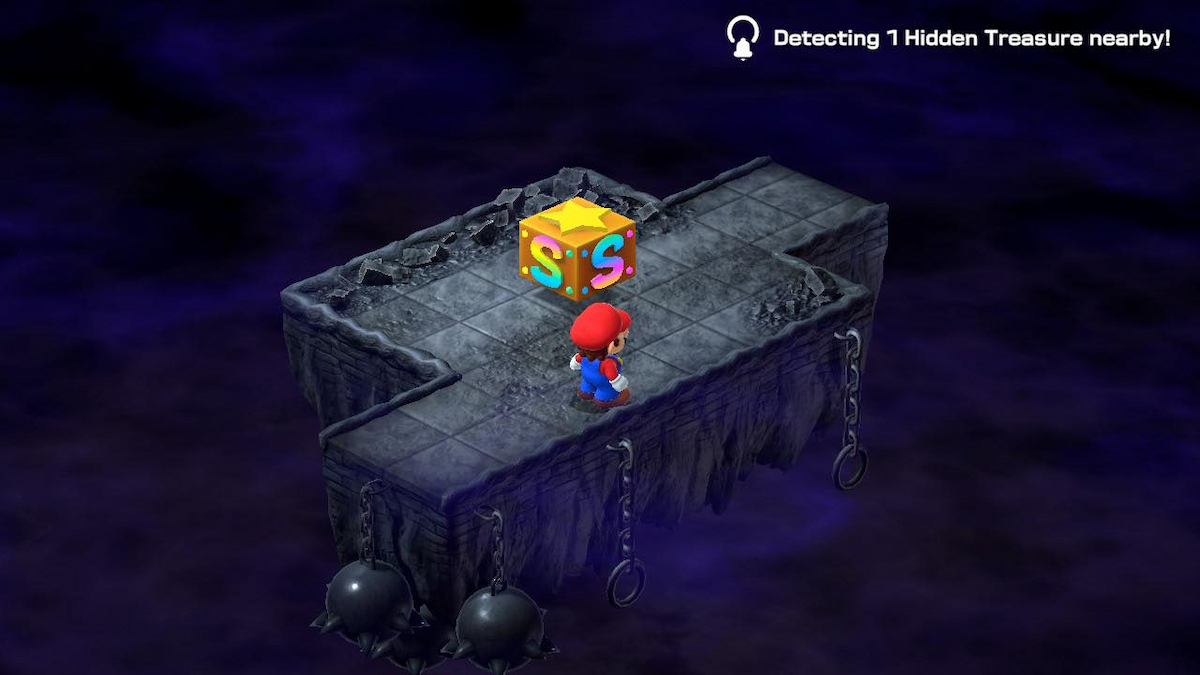 Where to find the Weapon World hidden treasure chest in Super Mario RPG