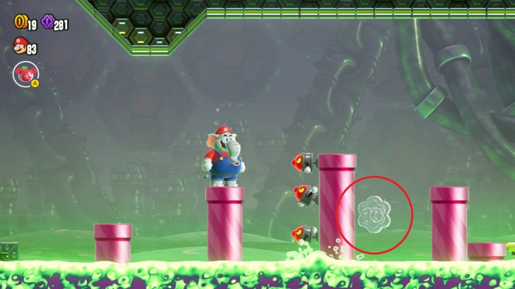 Evade the Seeker Bullet Bills! all secrets in Super Mario Bros. Wonder ...