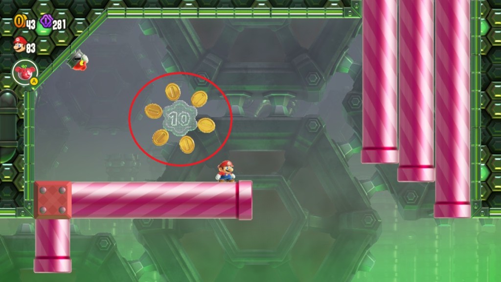 Evade the Seeker Bullet Bills! all secrets in Super Mario Bros. Wonder ...