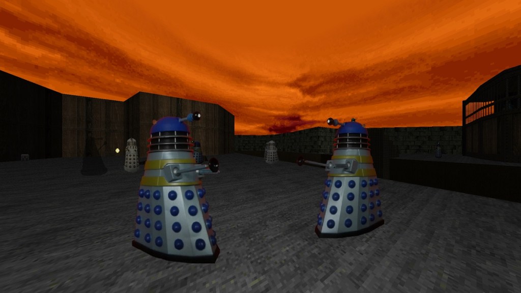 Doom and Daleks, together at last, thanks to this mod