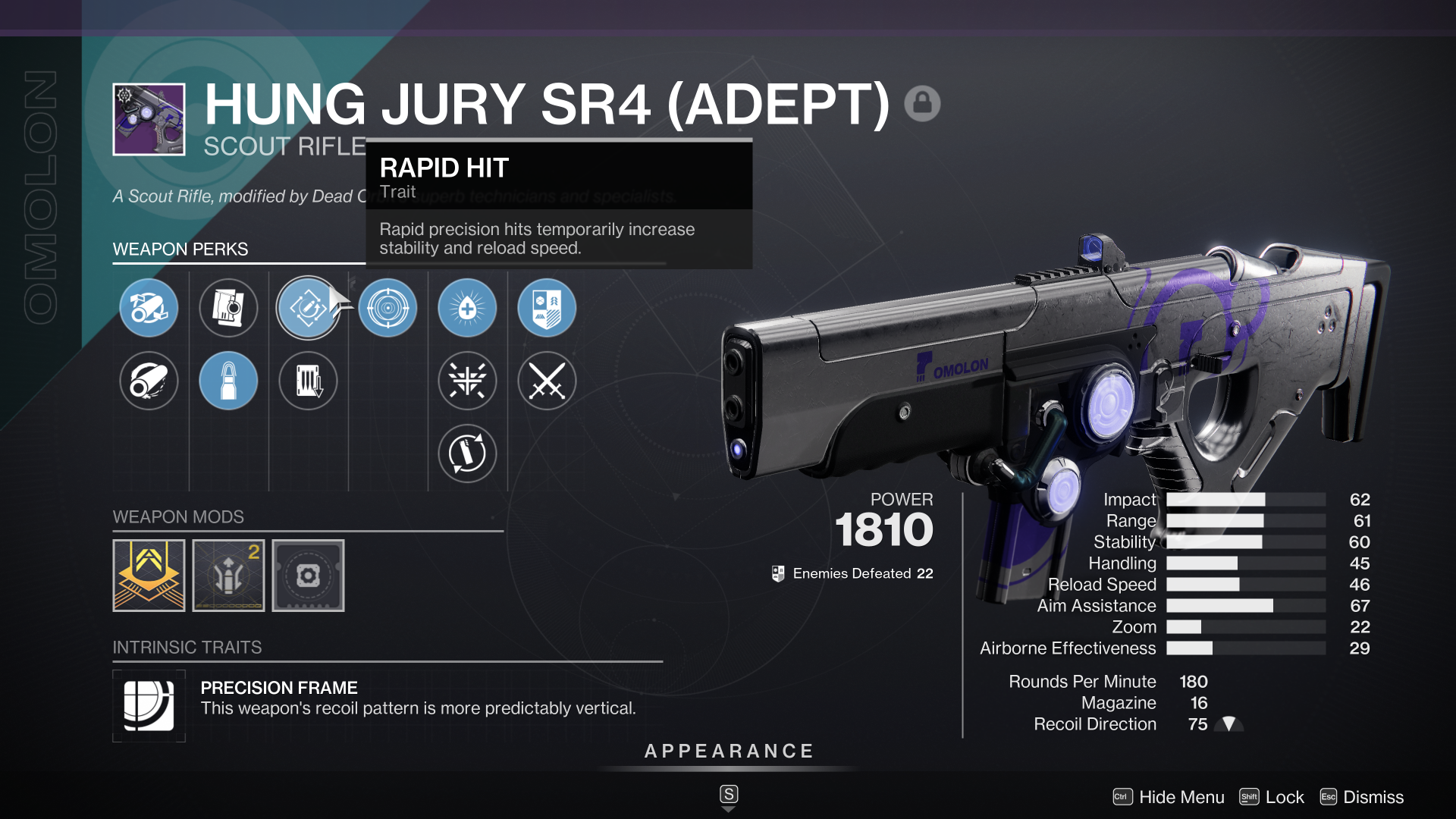 How does the Rapid Hit trait work in Destiny 2 – Destructoid