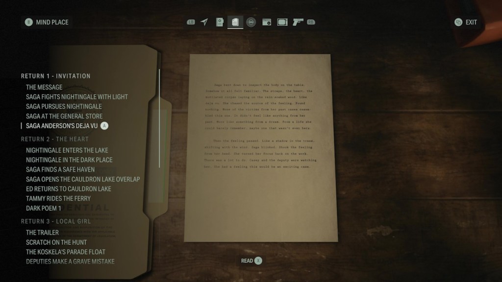 All new Alan Wake 2 Final Draft manuscript pages and where to find them