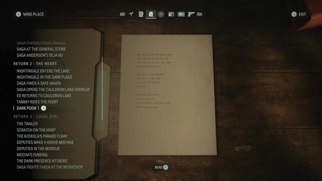 All new Alan Wake 2 Final Draft manuscript pages and where to find them