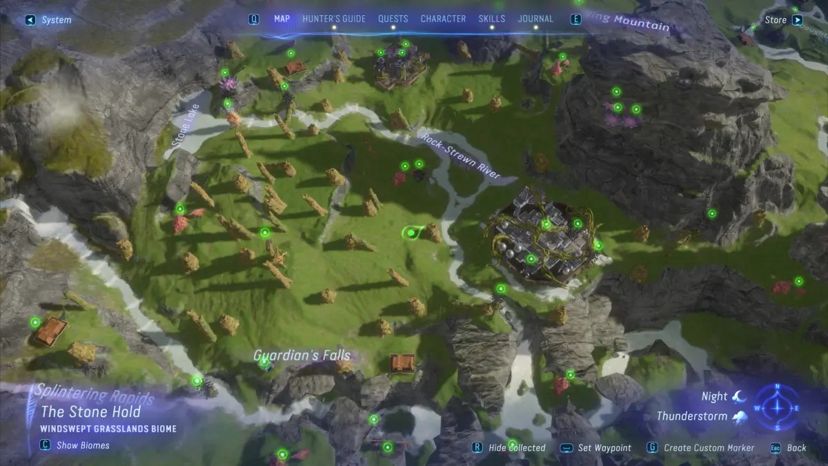 All gatherable wildlife locations in Avatar: Frontiers of Pandora ...