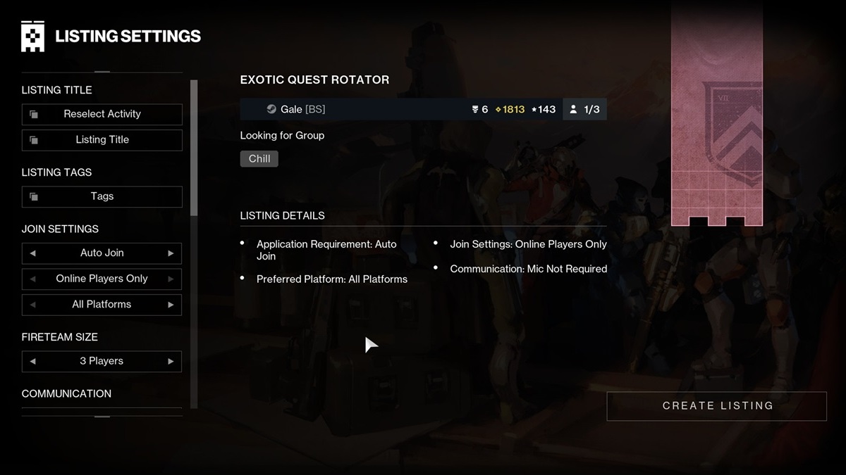 Destiny 2's Fireteam Finder is great, actually