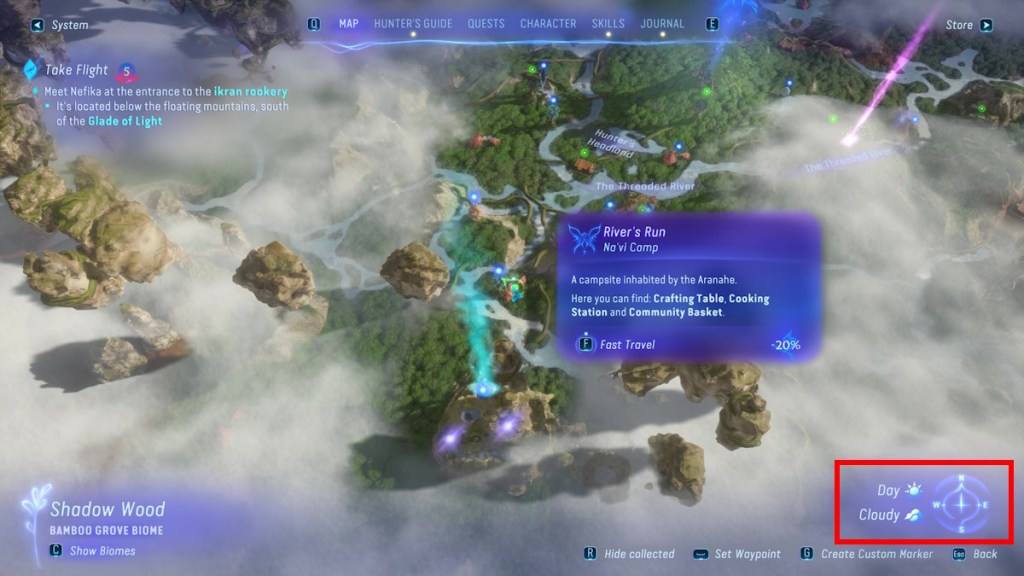 How to pass time in Avatar: Frontiers of Pandora
