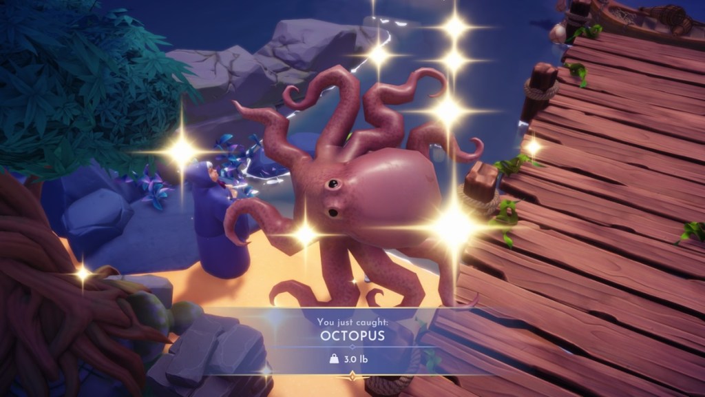 Where to find an Octopus in Disney Dreamlight Valley