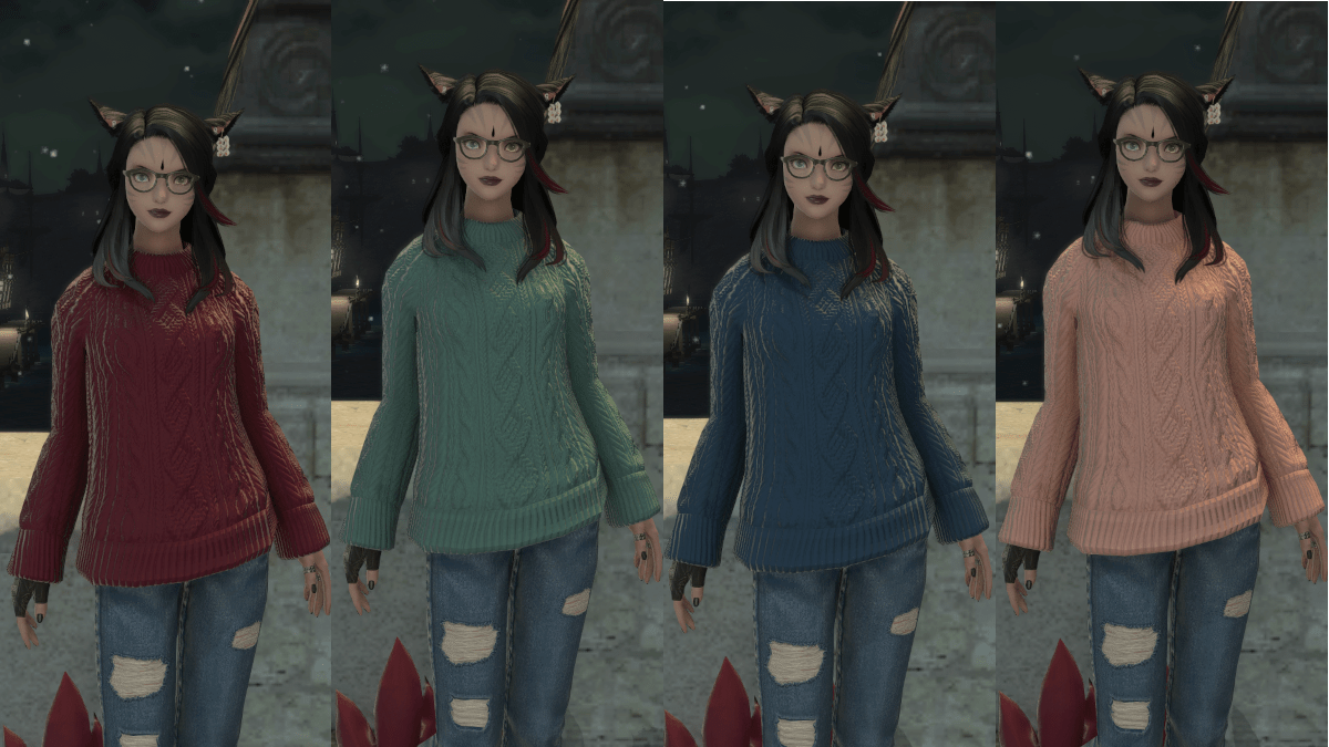 How to dye glamour and items in FFXIV