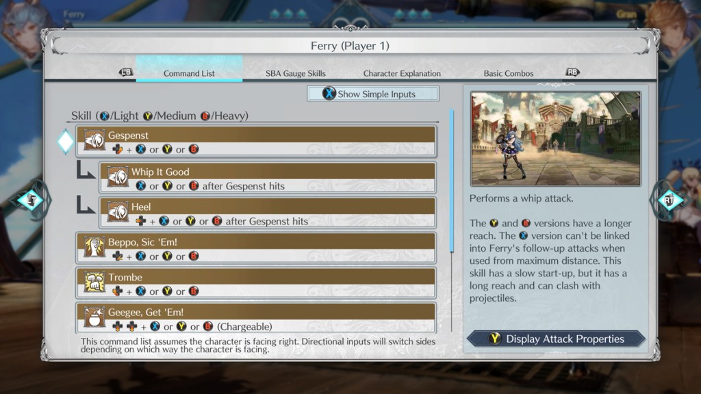 Should you use Technical or Simple Inputs in Granblue Fantasy Versus ...